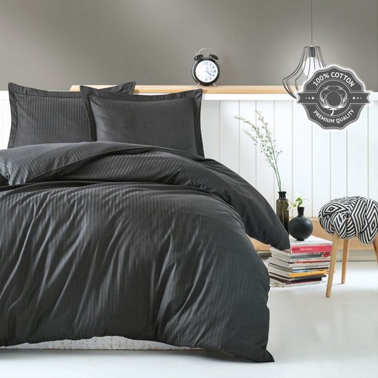 CottonBox ElegantSerie Satijn Dekbedovertrek 2-persoons 100% katoen | bol
