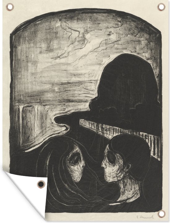 Décoration murale extérieur Attraction I - peinture d'Edvard Munch ...