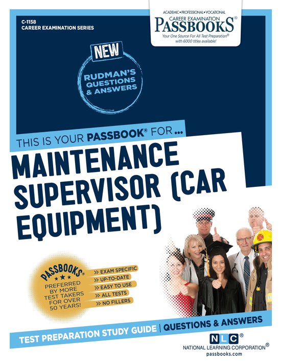 Career Examination Series - Maintenance Supervisor (Car Equipment ...