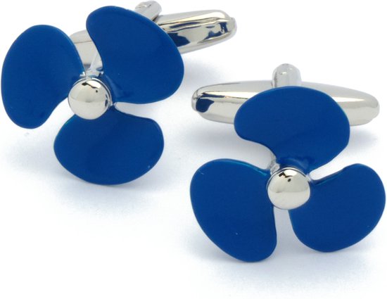 Manchetknopen - Boot Schroef Propeller Blauw | bol