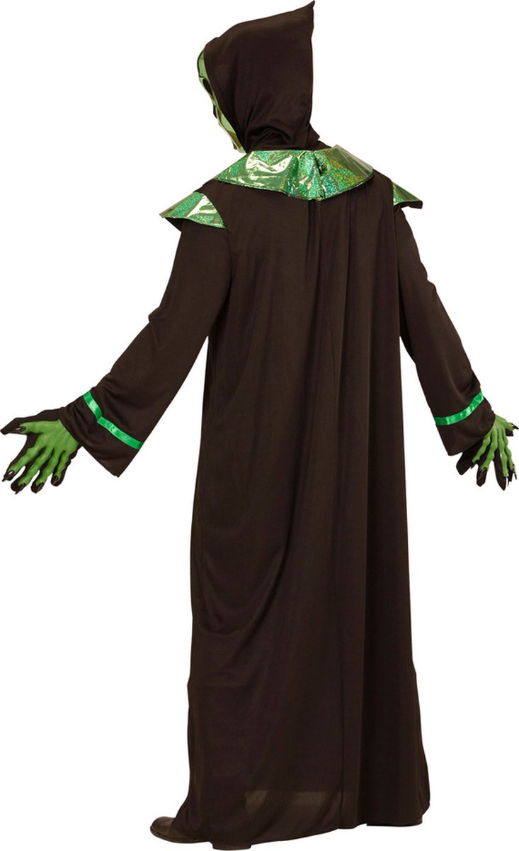 Widmann - Alien Kostuum - Ufo Buitenaards Wezen Kostuum - Groen - Large ...