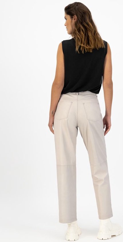 Goosecraft Broek Gc Cleo Pants 102221027 Antiqwht Dames Maat - XS | bol