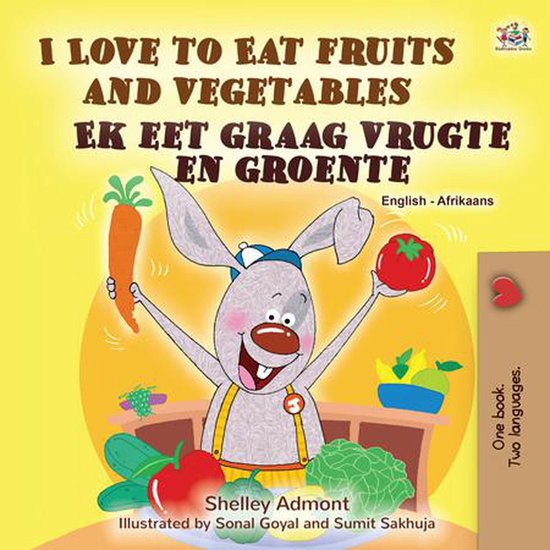 English Afrikaans Bilingual Book for Children - I Love to Eat Fruits ...