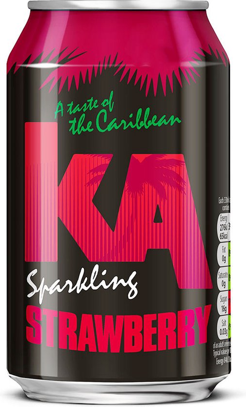 KA Strawberry blik 24x330 ml | bol.com