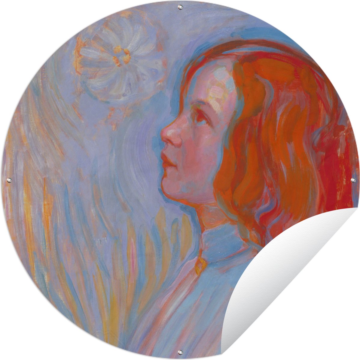 Garden Circle Devotion - Piet Mondrian - 60x60 cm - Affiche de jardin ...