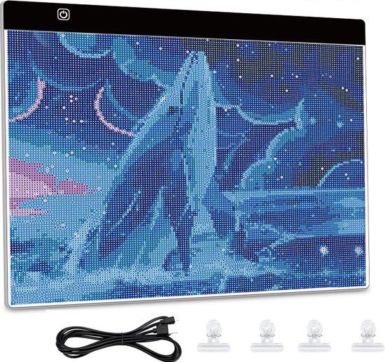 Lichtbak Voor Tekenen - A3 Tekenlamp - Diamond Painting - LED Licht ...