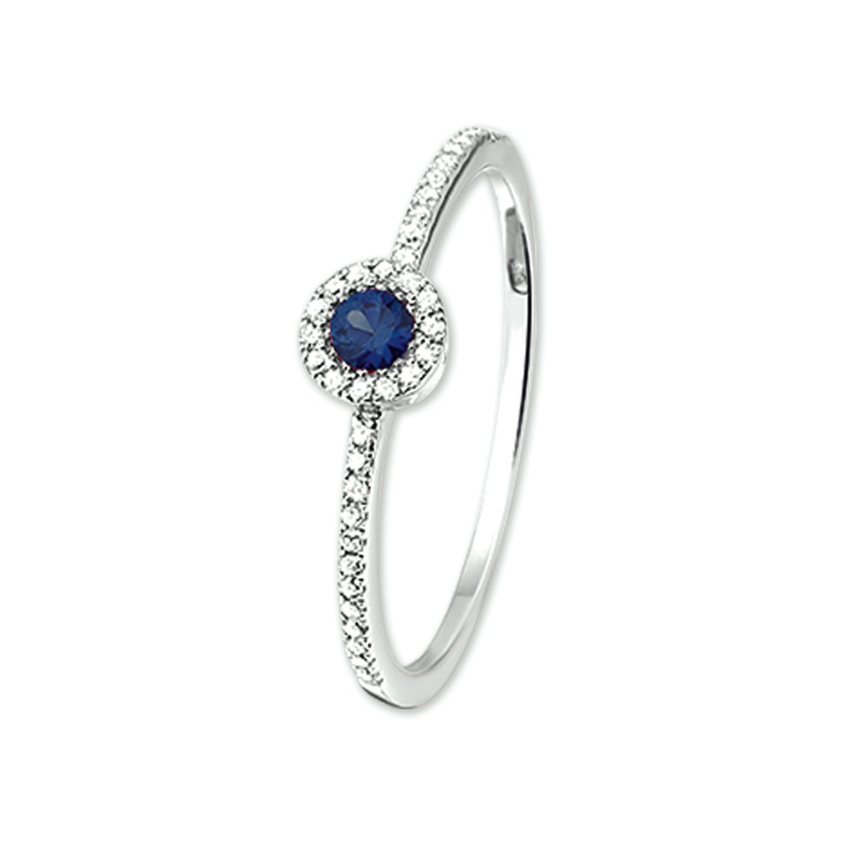 Ring Saffier En Diamant 0.11ct H Si | bol.com