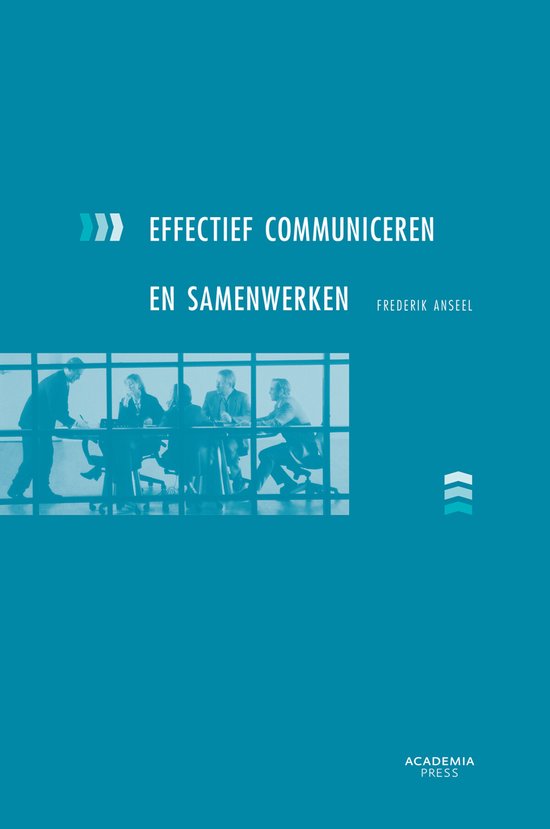 Effectief communiceren en samenwerken | 9789038215686 | Frederik Anseel ...