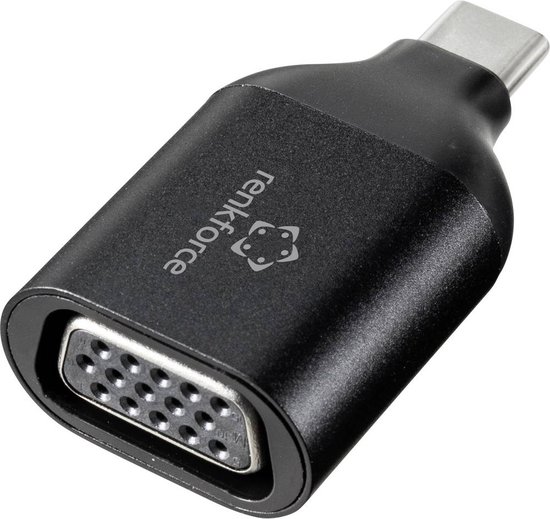 Renkforce Laptop, VGA Adapter [1x USB 3.2 Gen 1 stekker C (USB 3.0 ...