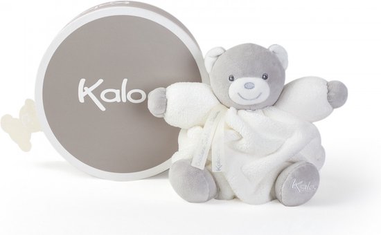 Kaloo Plume Knuffelbeer wit, 18 cm | bol.com