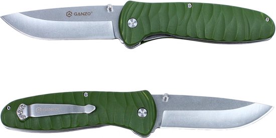 Ganzo zakmes G6252 eenhandsmes - Groen | bol.com