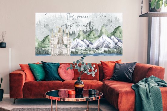 Poster Quotes - This prince rules the castle - Spreuken - Kids - Baby ...