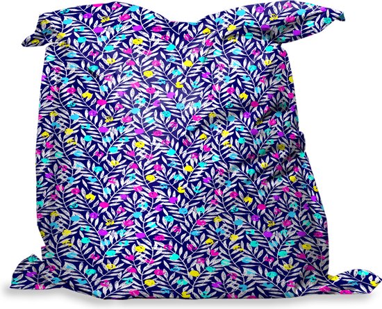 PillowMonkey zitzak - Design - Jungle - Plant - Bloemen - 100x140 cm ...