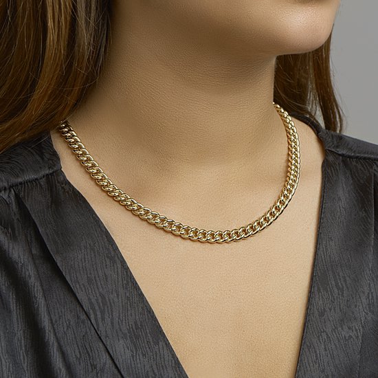 Zilgold Collier goud met zilveren kern Gourmet 7 mm 45 cm | bol.com
