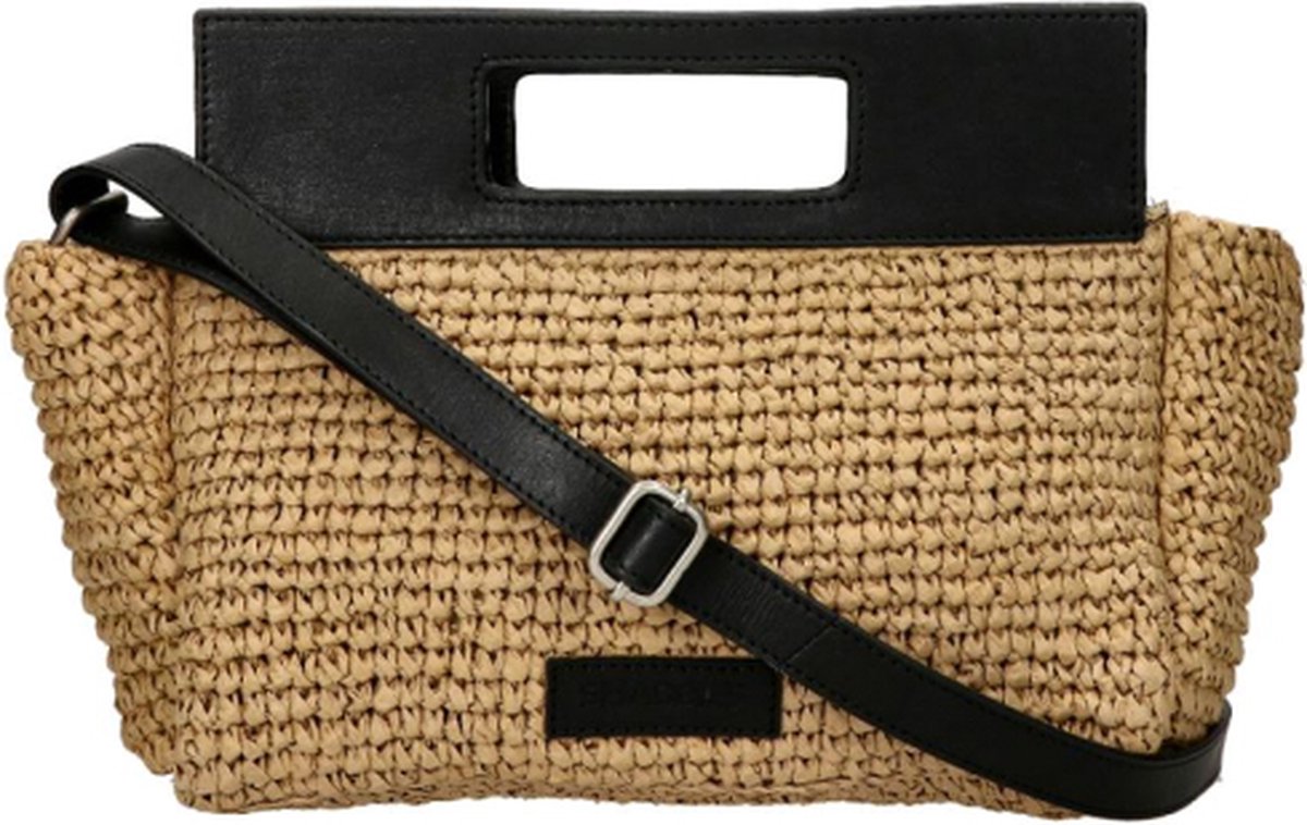 Shabbies Medium Schoudertas / Crossbody Tas Dames - Raffia - Paper ...