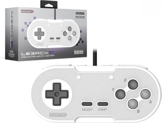 Retro-Bit Snes Classic 16-Bit Controller Usb -Retro | bol.com