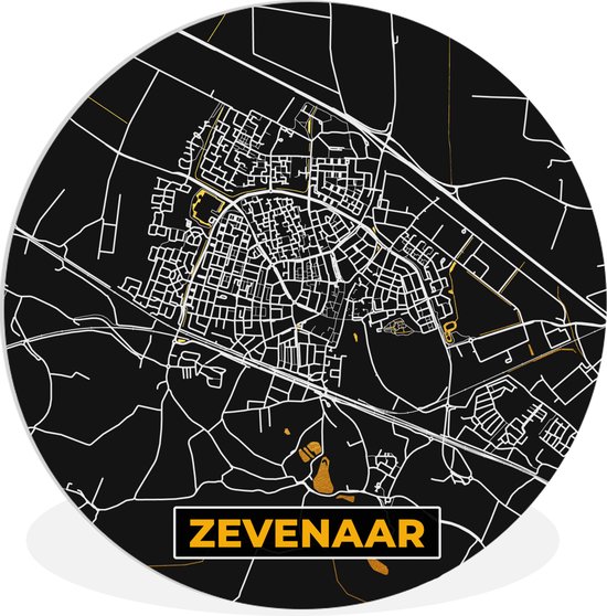 Wall Circle - Indoor Wall Circle - Zevenaar - Or - City Map - Map ...