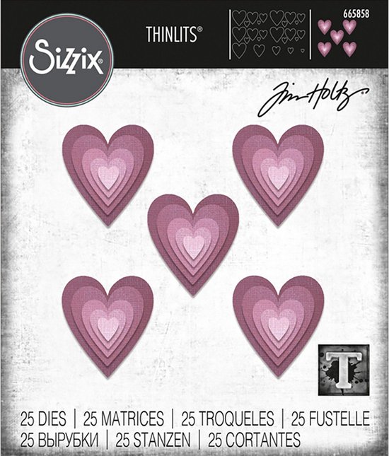 Sizzix Thinlits Snijmal set - Stacked tiles | bol