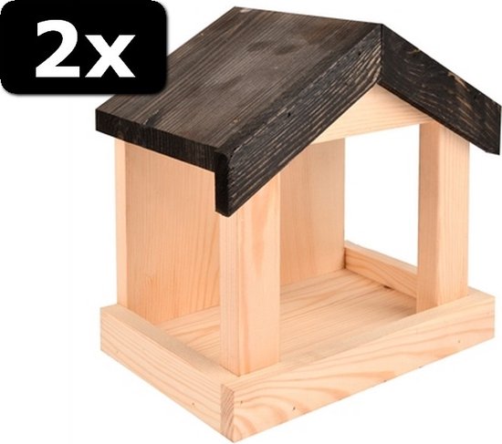 2x - VOEDERHUIS VOOR MUUR 22X15X23CM | bol.com