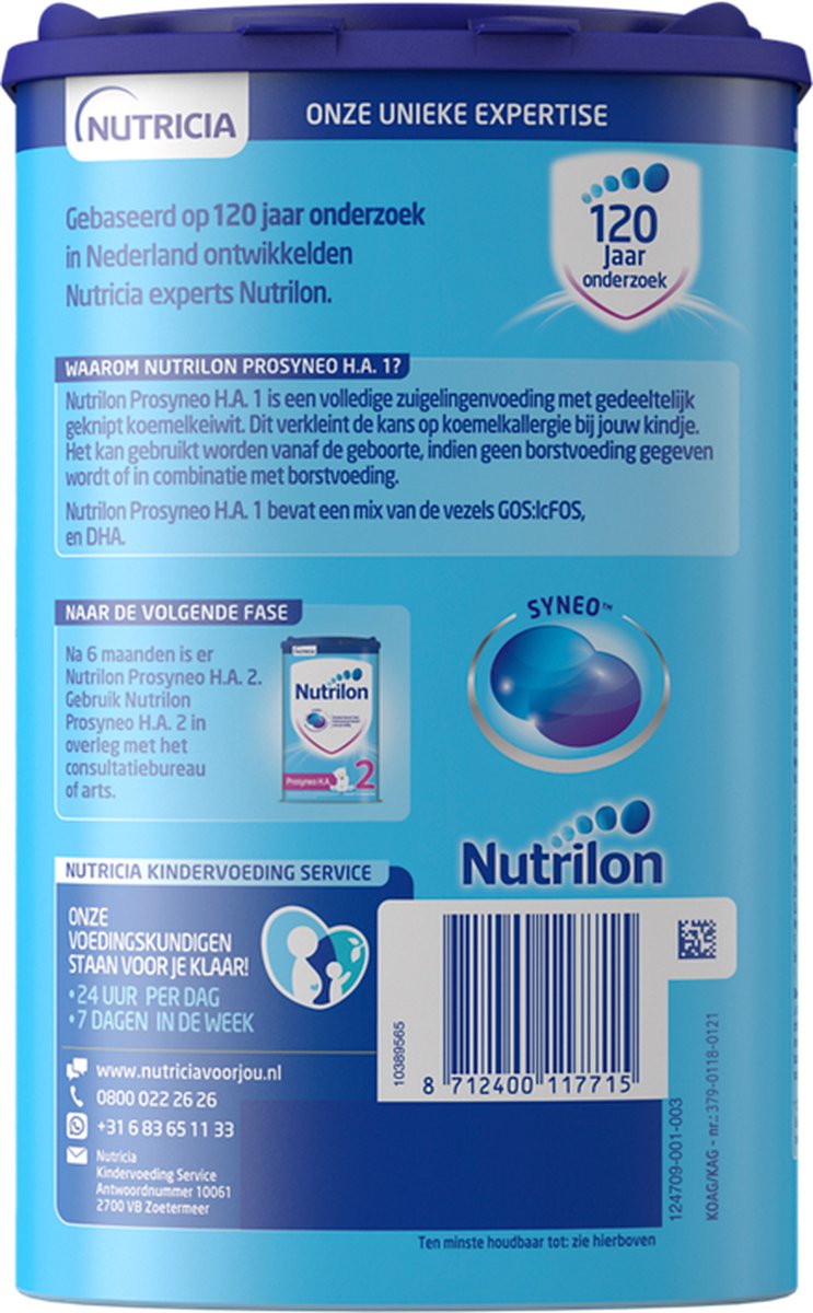 Nutrilon Prosyneo HA 1 - 750 gram | bol.com