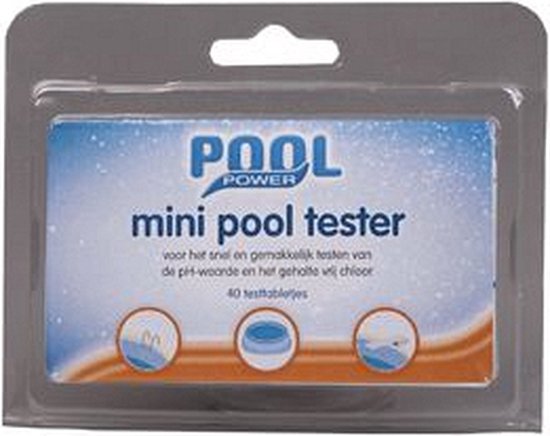 Pool Power zwembadwater test tabletjes 40 stuks - Water kwaliteit test ...