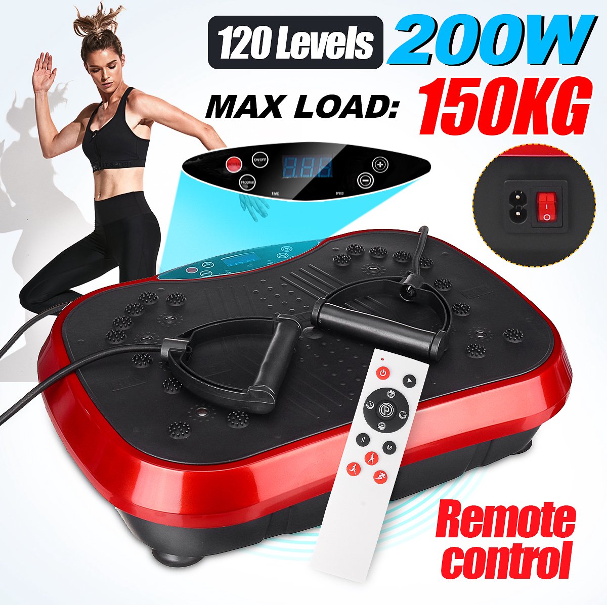 Trilplaat - Fitness Trilplaten - Fitnessapparaat - 220V 200W - tot ...