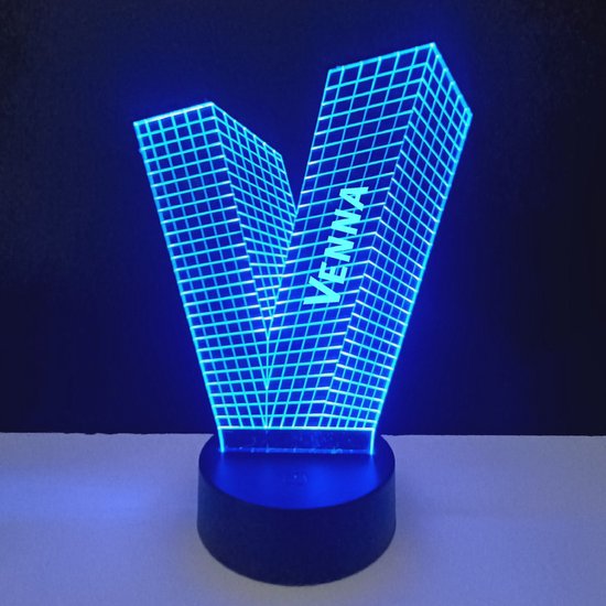 3D LED Lamp - Letter Met Naam - Venna | bol