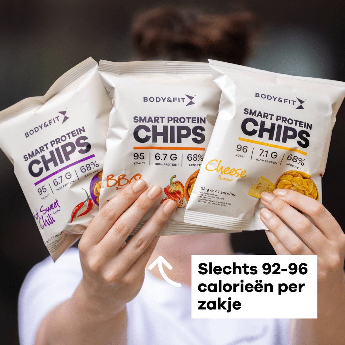 Body & Fit Smart Chips - Proteïne Chips - Minder vet - Eiwitrijk - 1 ...