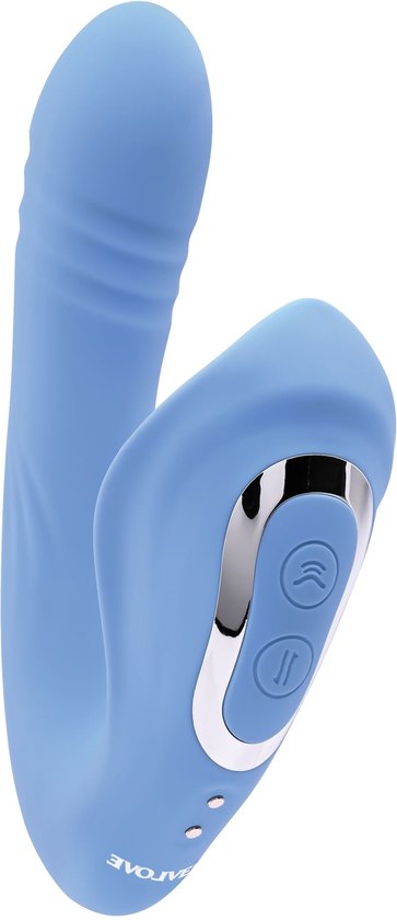 Evolved - Tap and Trust Vibrator - Lichtblauw | bol