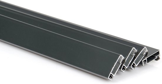 Profielen voor Horren - Lengte 100 cm - Alu Antraciet Grijs | bol.com