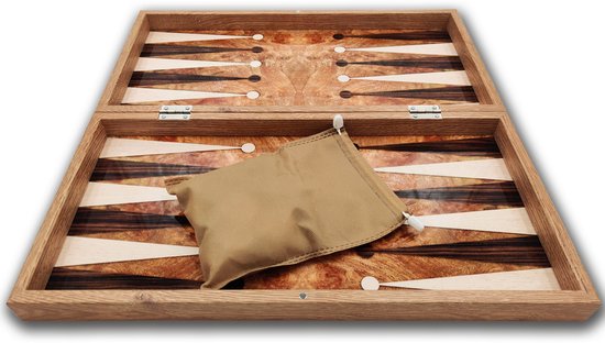 Houten Backgammon - Klassiek bordspel - Turks Tavla - kleur Rosé hout ...