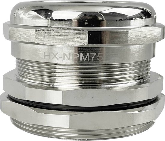 TRU COMPONENTS TC-10302864 Wartel M75 Messing (vernikkeld) Metaal 1 ...