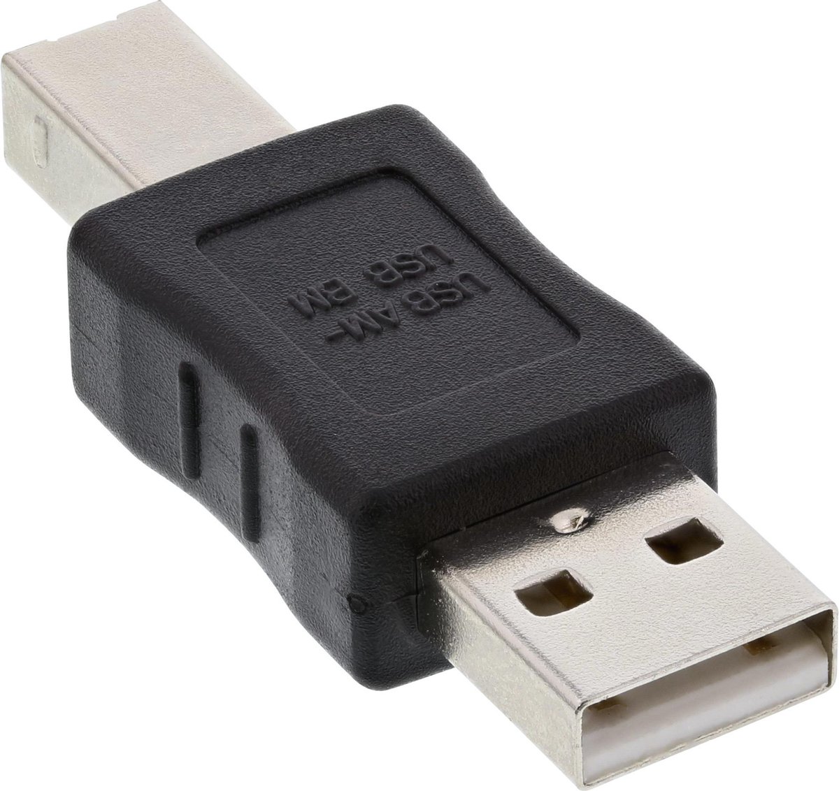 USB-B (m) - USB-A (m) adapter - USB2.0 / zwart | bol