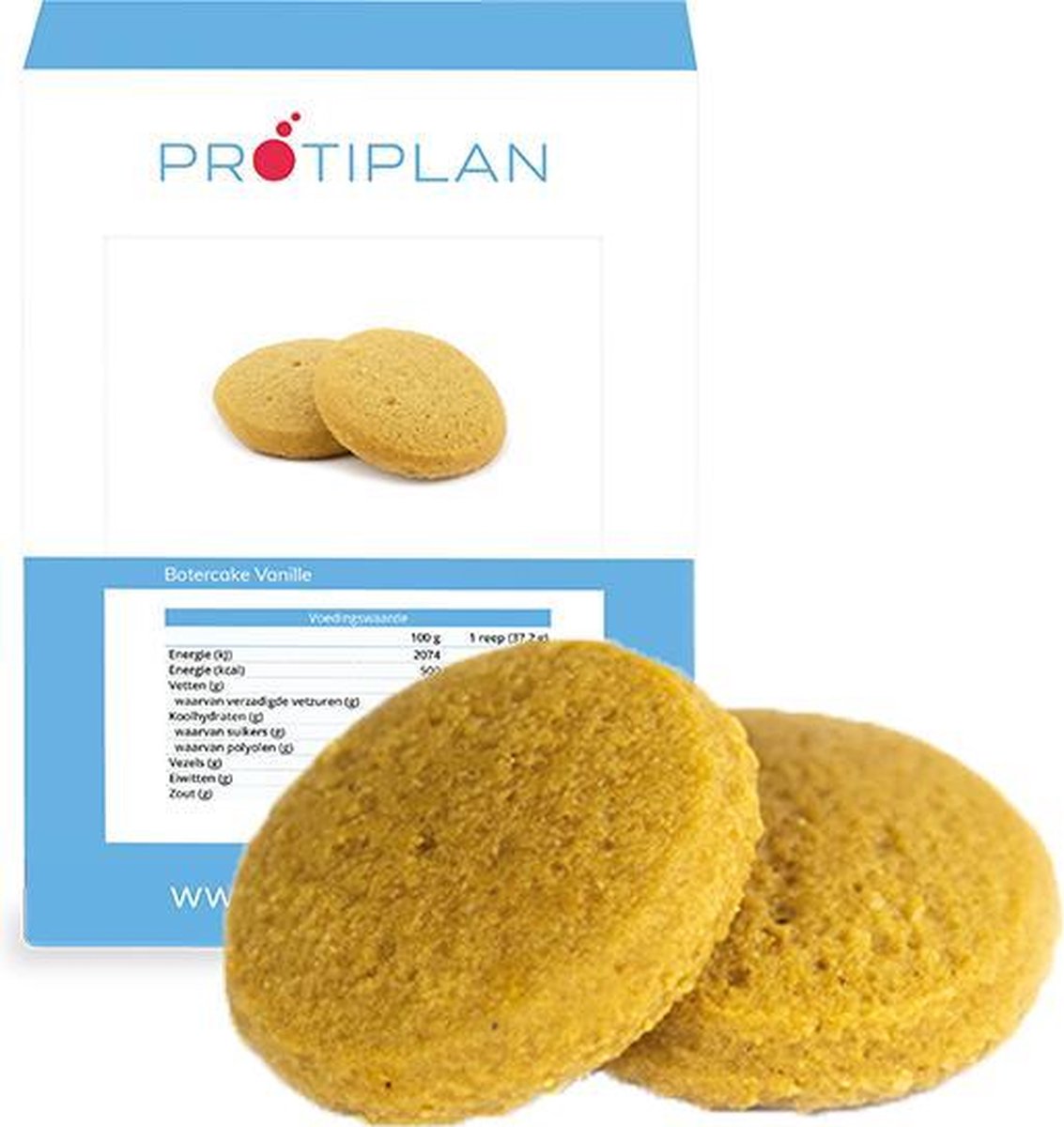 Protiplan | Botercake Vanille | 14 x 10 gram | Low Carb Cake ...