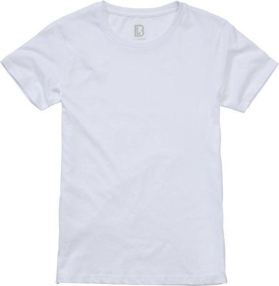 Brandit - Basic Dames T-shirt - S - Wit | bol