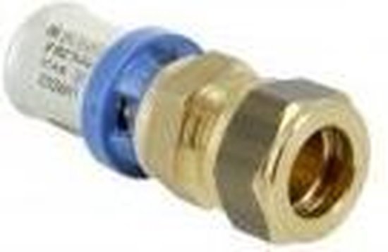 Bonfix Perskoppeling - 1x Alu-pers 1x Knel - Rechte koppeling - 16 x ...