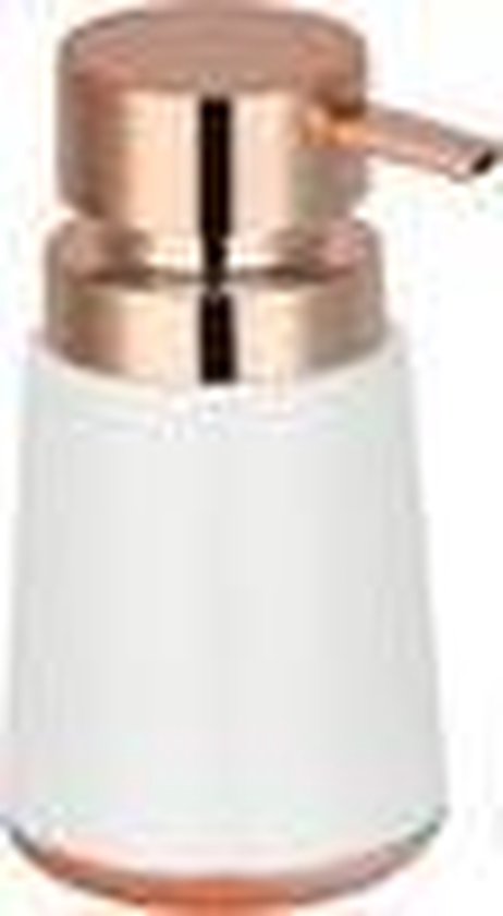 MSV Zeeppompje/dispenser - Coruna - PS kunststof - wit/koper - 8 x 15 ...