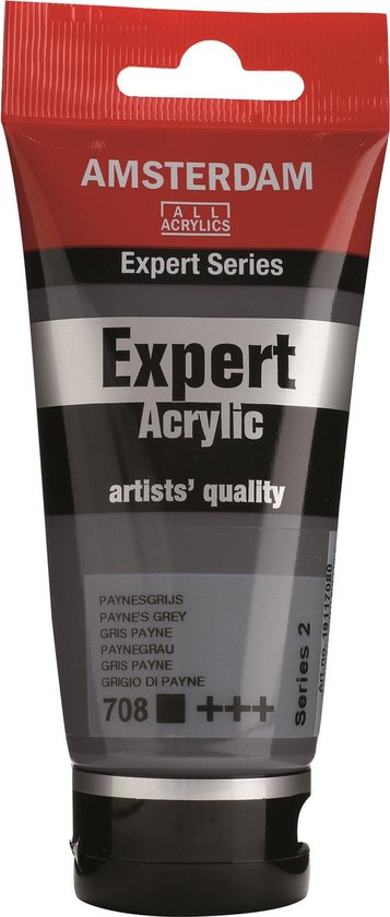 Amsterdam Expert Acrylverf - Grijze Acrylverf - #708 Paynesgrijs ...