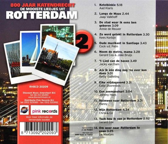 De Mooiste Liedjes Uit Rotterdam - CD van Various Artists - 2010 | bol