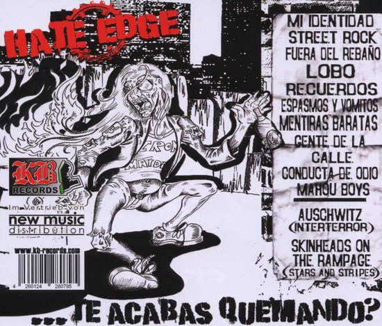 Hate Edge - Jugando Con Fuego (CD), Hate Edge | CD (album) | Muziek | bol