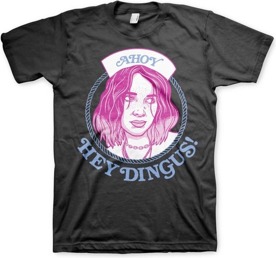 Stranger Things Heren Tshirt -S- Ahoy - Hey Dingus Zwart | bol.com