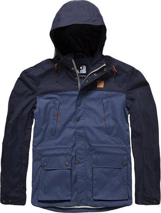 Vintage Industries Leap Jacket 2tone navy | bol.com