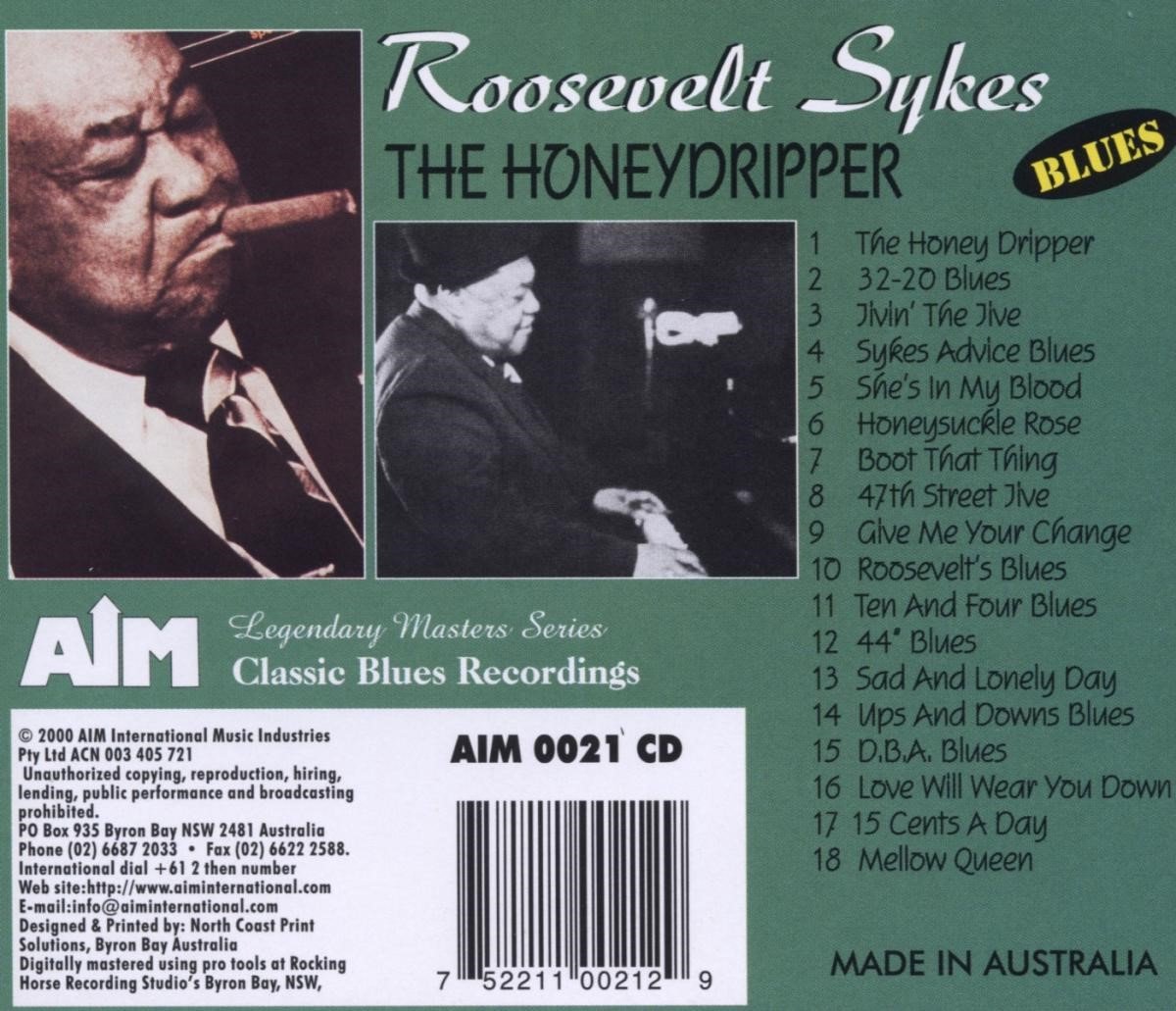Roosevelt Sykes - The Honeydripper (CD), Roosevelt Sykes | CD (album ...