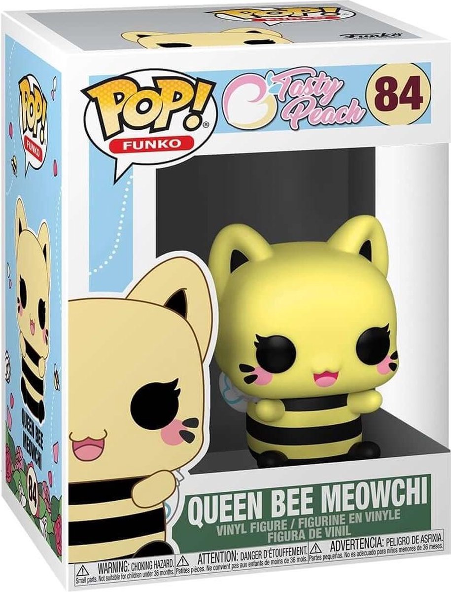 Funko Queen Bee Meowchi - Funko Pop! - Tasty Peach Figuur - 9cm | bol.com