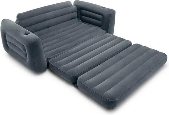 Intex - Chaise gonflable - Assise gonflable - Canapé gonflable - Grijs ...