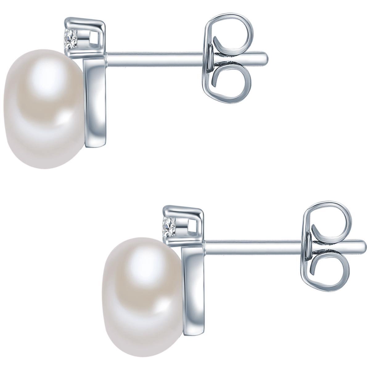Valero Pearls Oorsteker - Sterling zilver - zilver | bol.com
