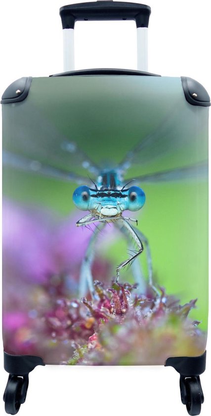 Koffer - Blauwe juffer - Past binnen 55x40x20 cm en 55x35x25 cm ...