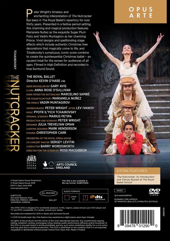Royal Opera House Barry Wordsworth - The Nutcracker (DVD), Barry ...
