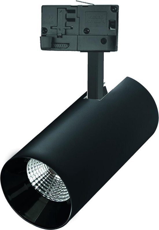 Spectrum LED Railspot Zwart Tracklight - Universeel 3-Phase - 25W 104lm ...
