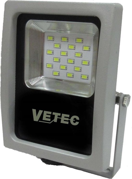 Vetec LED Bouwlamp 230V 10W klasse 1. voor vaste montage | bol